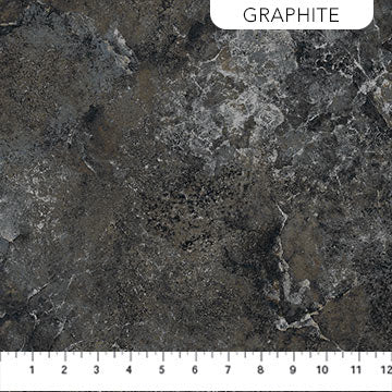 Fabric Northcott Graphite Quartz Stonehenge Gradations by the Quarter ...