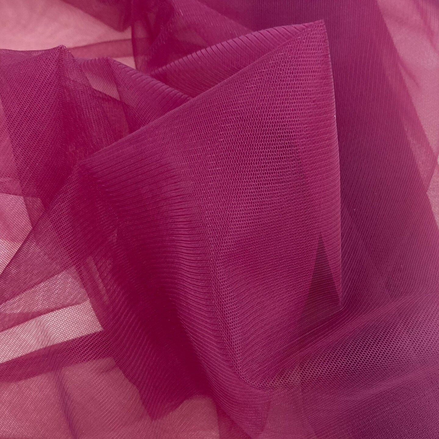 1 Yard 2-Way Stretch Nylon Net Mesh Fabric, 60" Width Lightweight Sheer ...