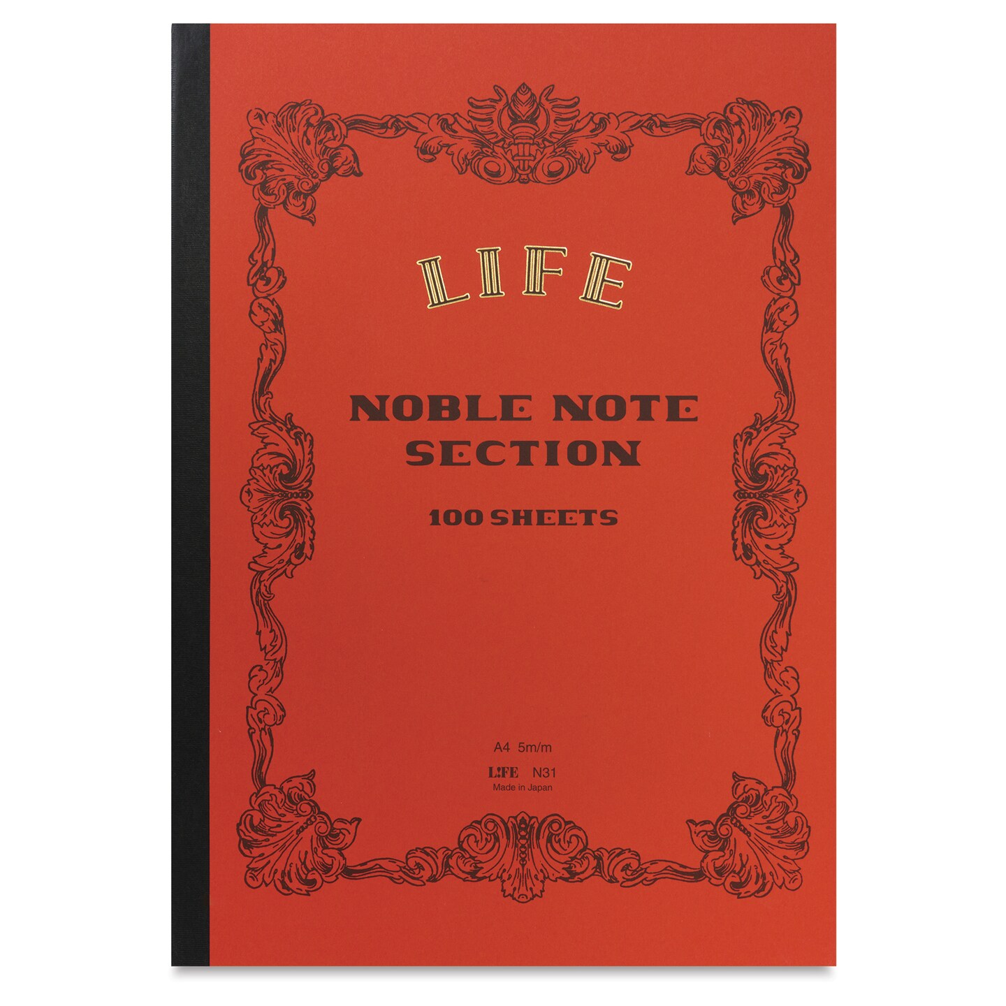 Life Noble Notebook - 8" x 12", A4, Orange, Grid | Michaels