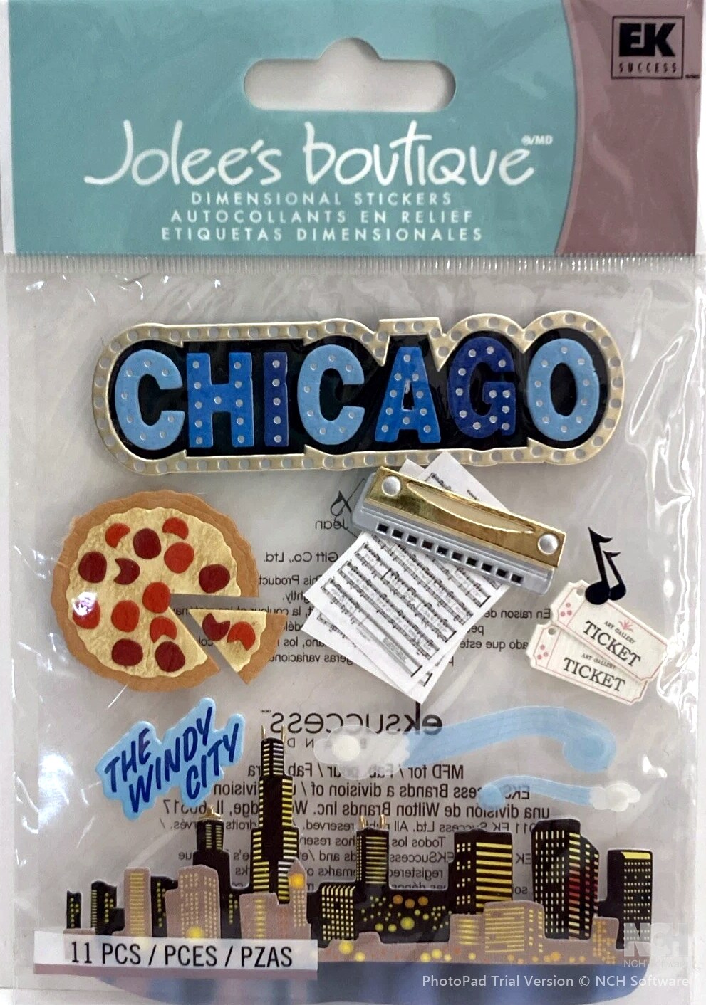 Jolee's Boutique Chicago Dimensional Stickers | Michaels