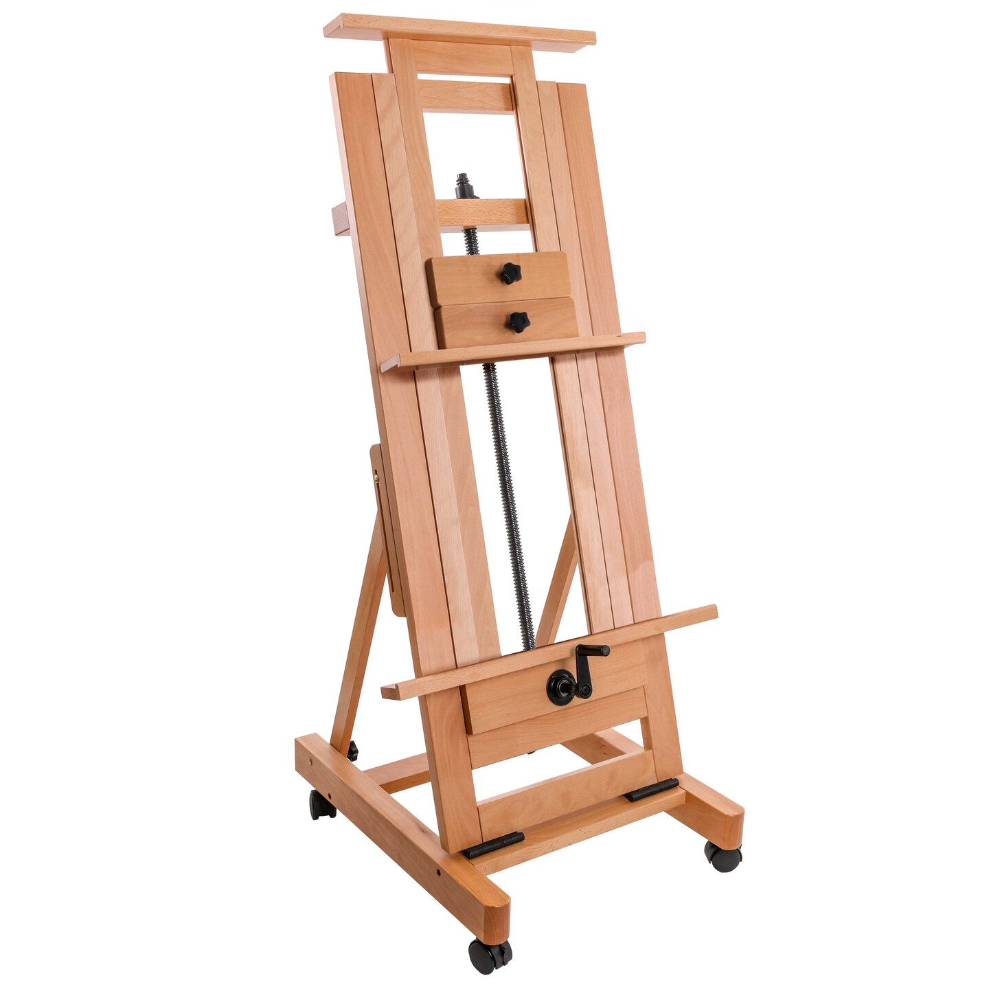 Double Rocker Crank Heavy Duty Extra Large Wooden Studio Floor Standing ...