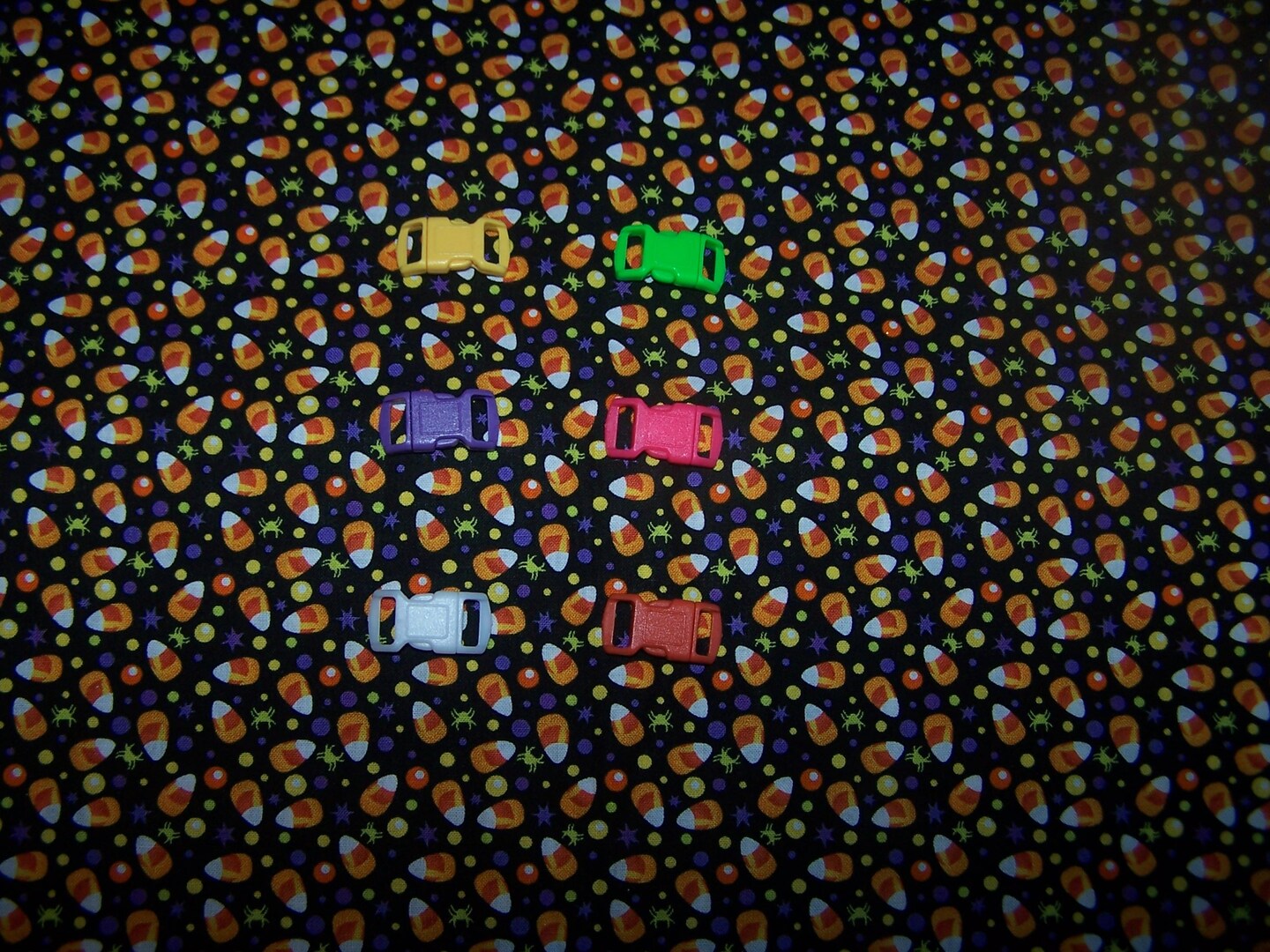 Wet Nose Designs Cute As A Bug Candy Corn Cat or Kitten Collar on Black ...