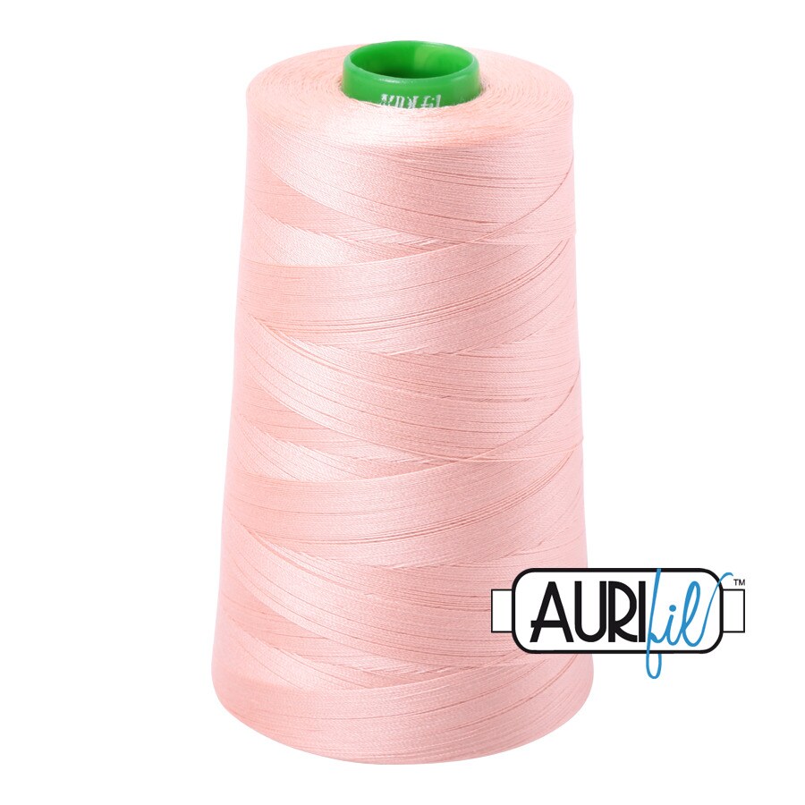 Fleshy Pink (2420) | 40wt Cone (4700M / 5140Y) | Aurifil Thread | Michaels