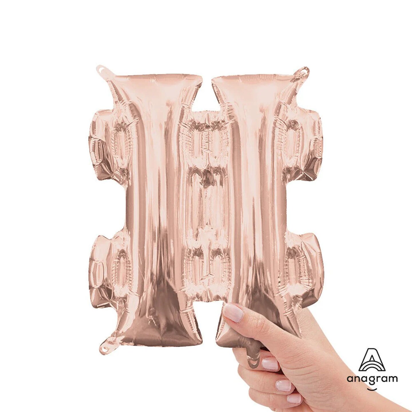 Anagram® 16 Inch Symbol # Rose Gold Air Fill Only | Michaels