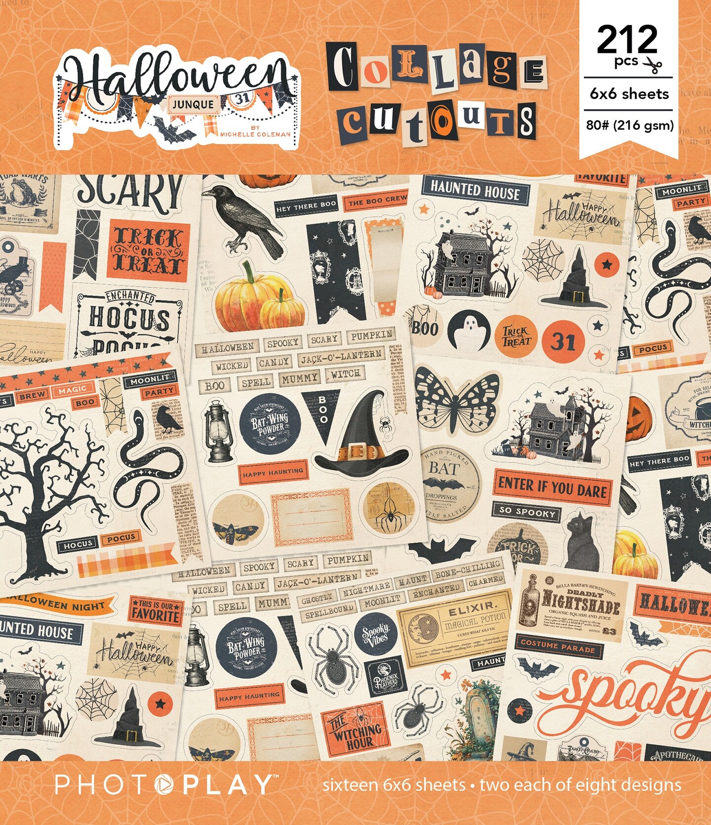 PhotoPlay Collage Cutouts-Halloween Junque, Count: 1 | Michaels