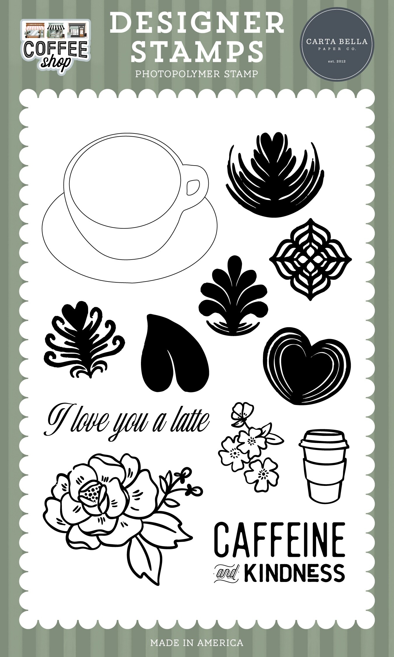 Coffee Shop Stamp Set-Love You A Latte | Michaels