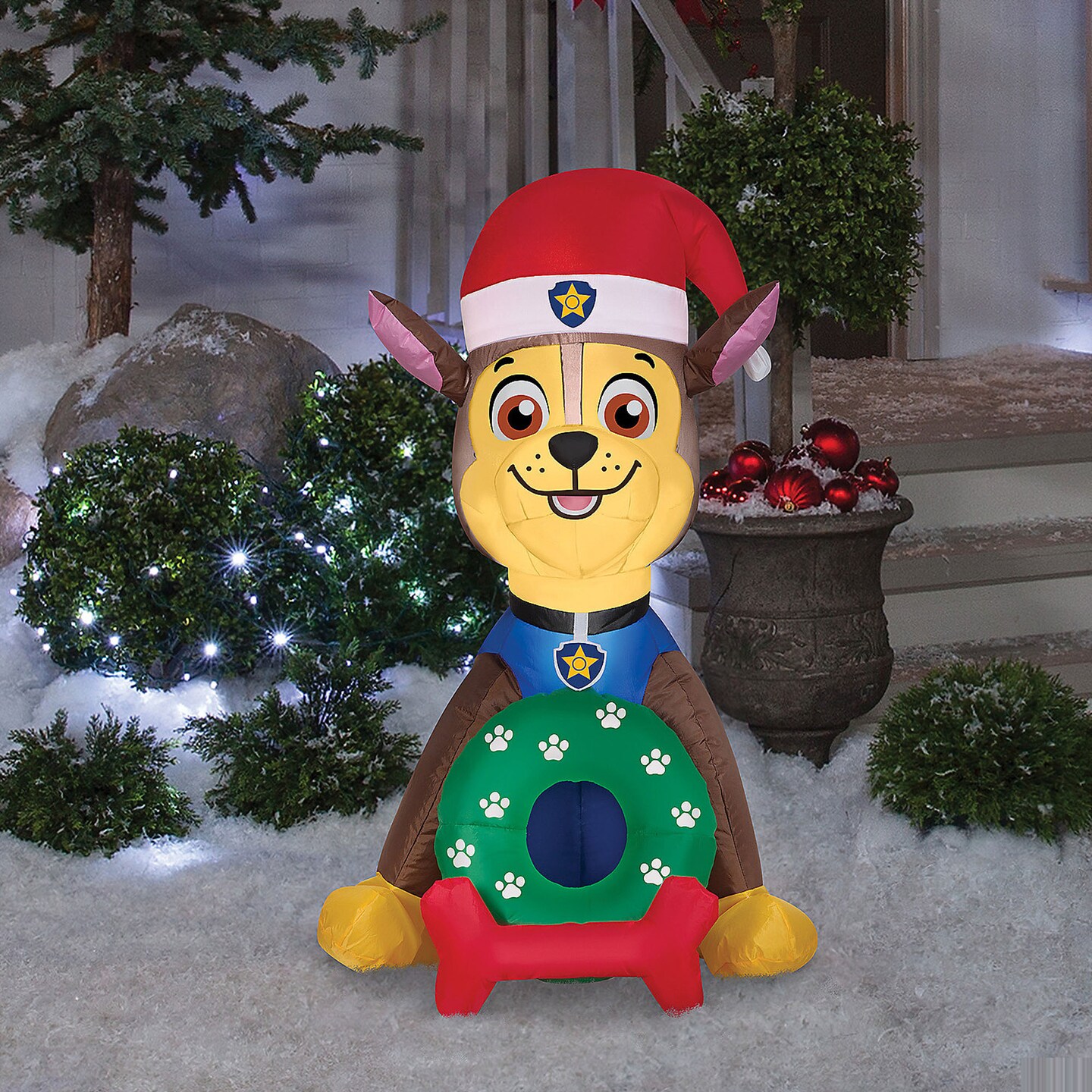 Airblown Chase with Santa Hat W/W | Michaels