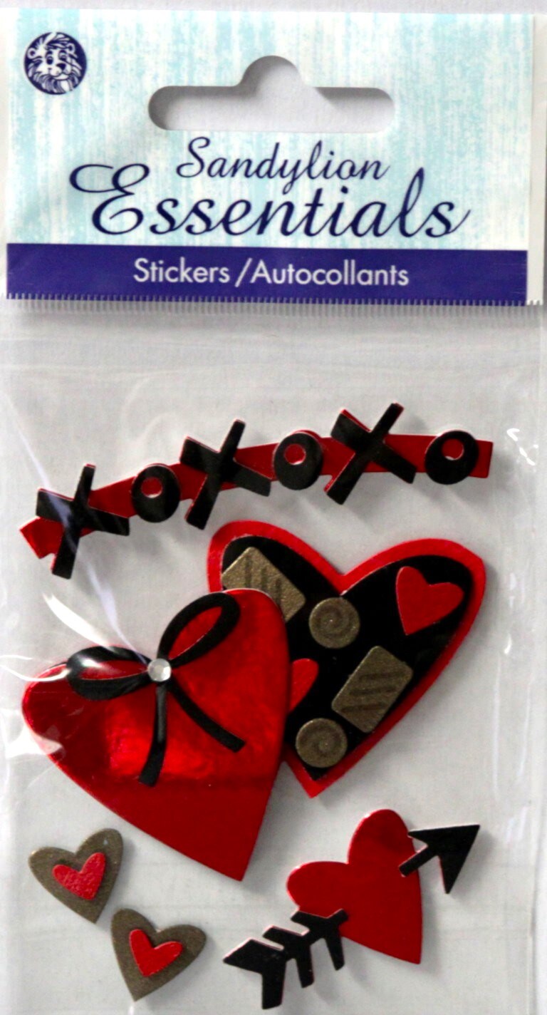 Sandylion Essentials Valentine Box Of Chocolates Dimensional Stickers ...