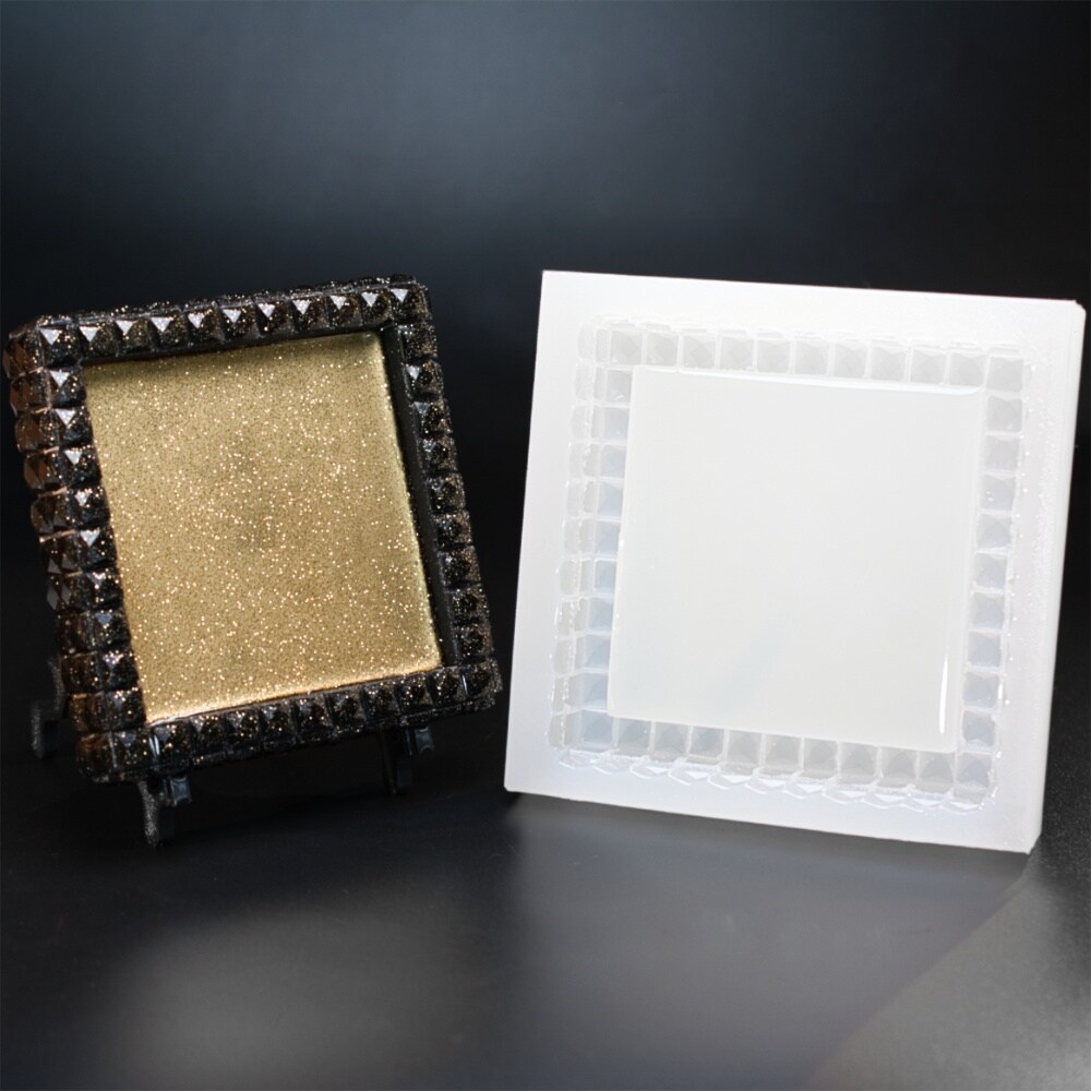 Double Crystal Gem Edge Trinket Dish Mold | Michaels