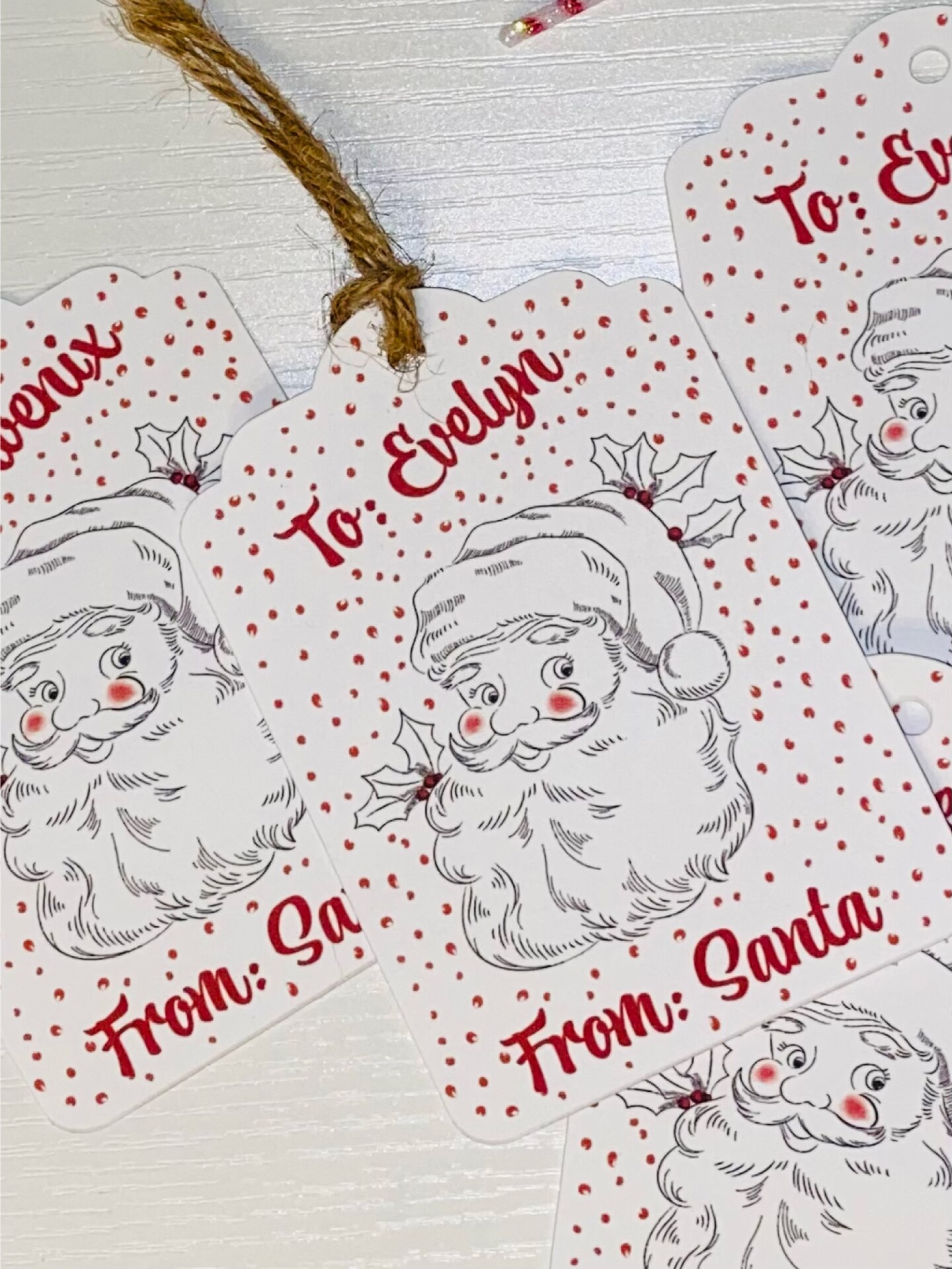Personalized Santa Gift Tags | Christmas Gift Tags | From Santa Gift ...