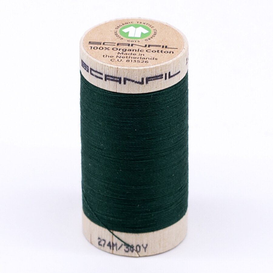 300 Yards Galapagos Green Organic Pima Cotton Sewing Thread Eco ...