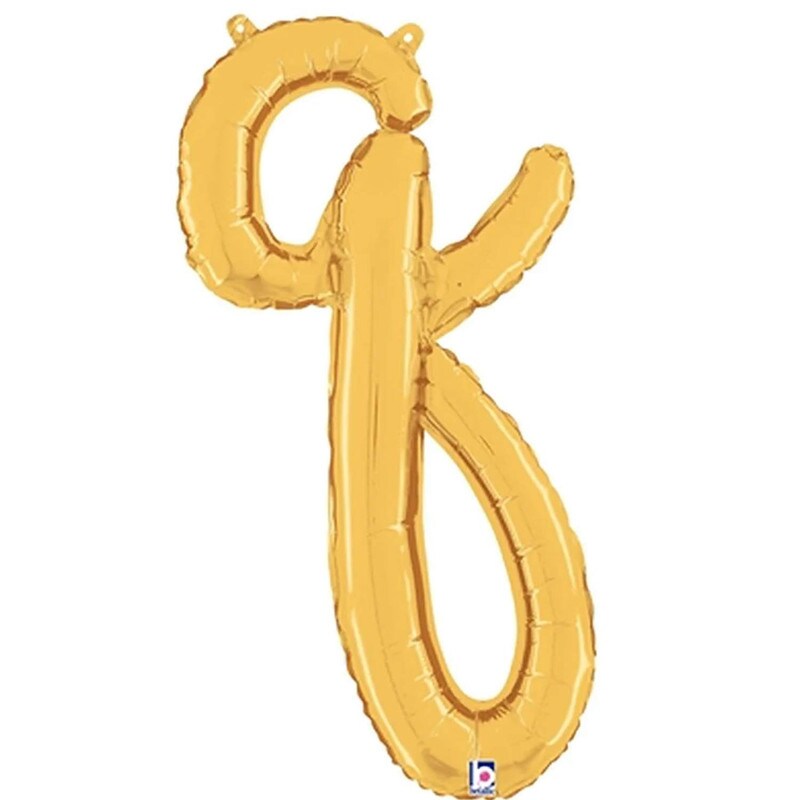 Betallic® 24 inch Script Letters Gold Air Fill Only | Michaels