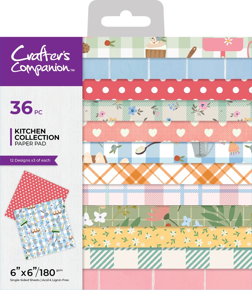 Crafter's Companion Paper Pad 6"X6"-Kitchen | Michaels