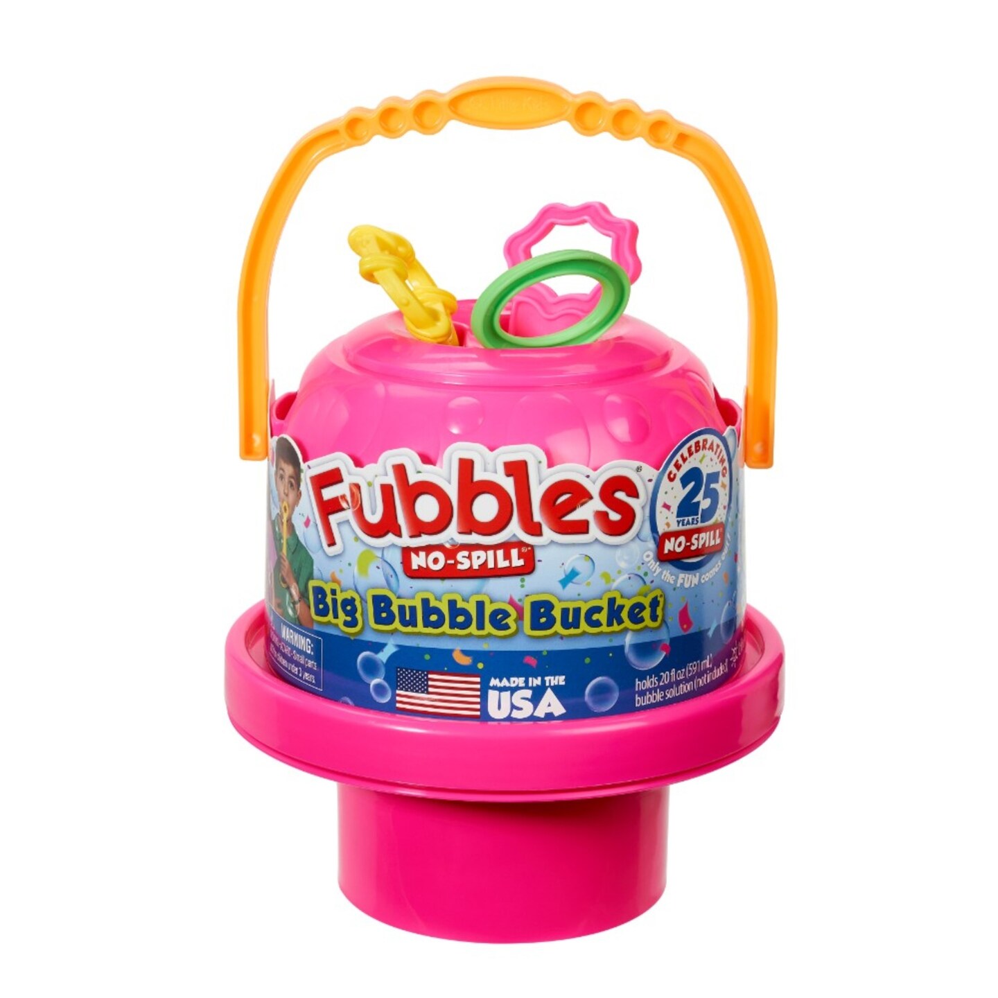 Little Kids - Fubbles No Spill Big Bubble Bucket, Pink | Michaels