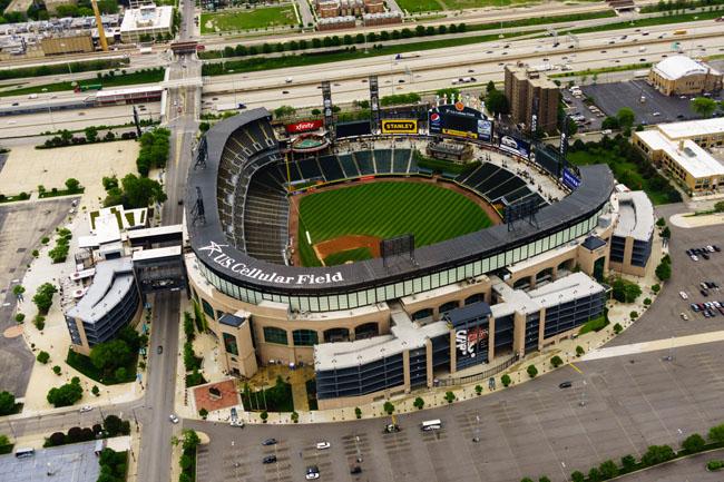 Chicago White Sox Print: Comiskey Park Poster, Guaranteed Rate Field ...