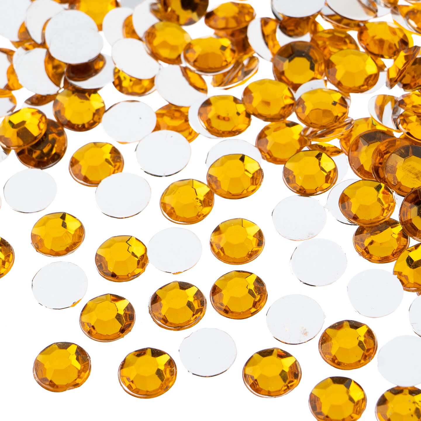 John Bead 8mm (SS39) Round Acrylic Flat Back Rhinestones, 1000pcs ...