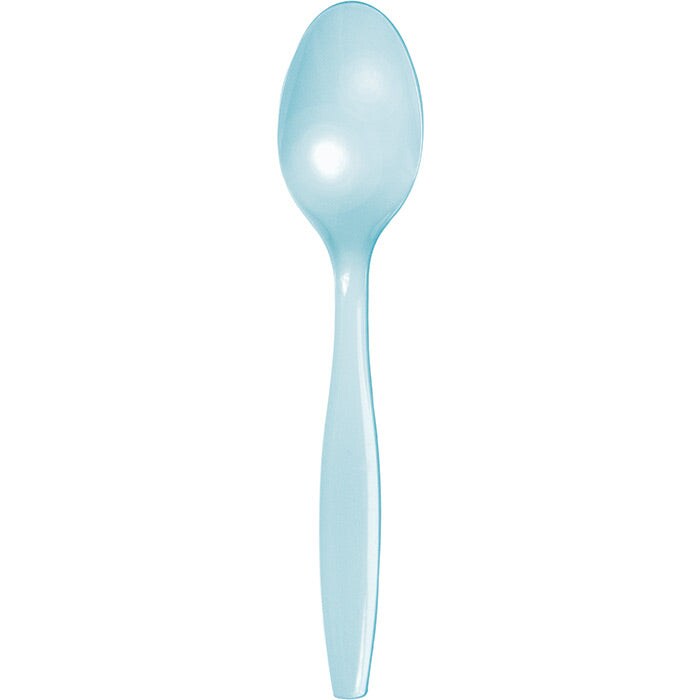 Bulk Pack of 100 Pastel Blue Plastic Spoons | Michaels