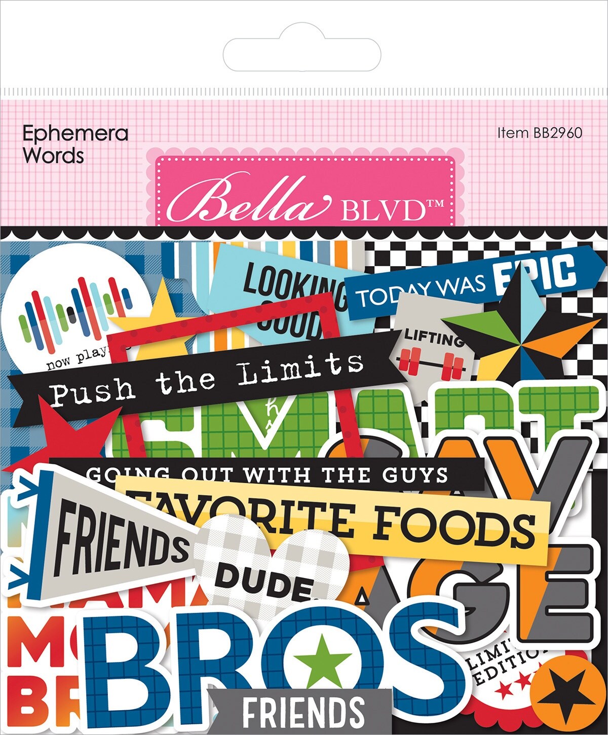 Bella Blvd Cardstock Ephemera-Words, Teen Vibe Carson | Michaels