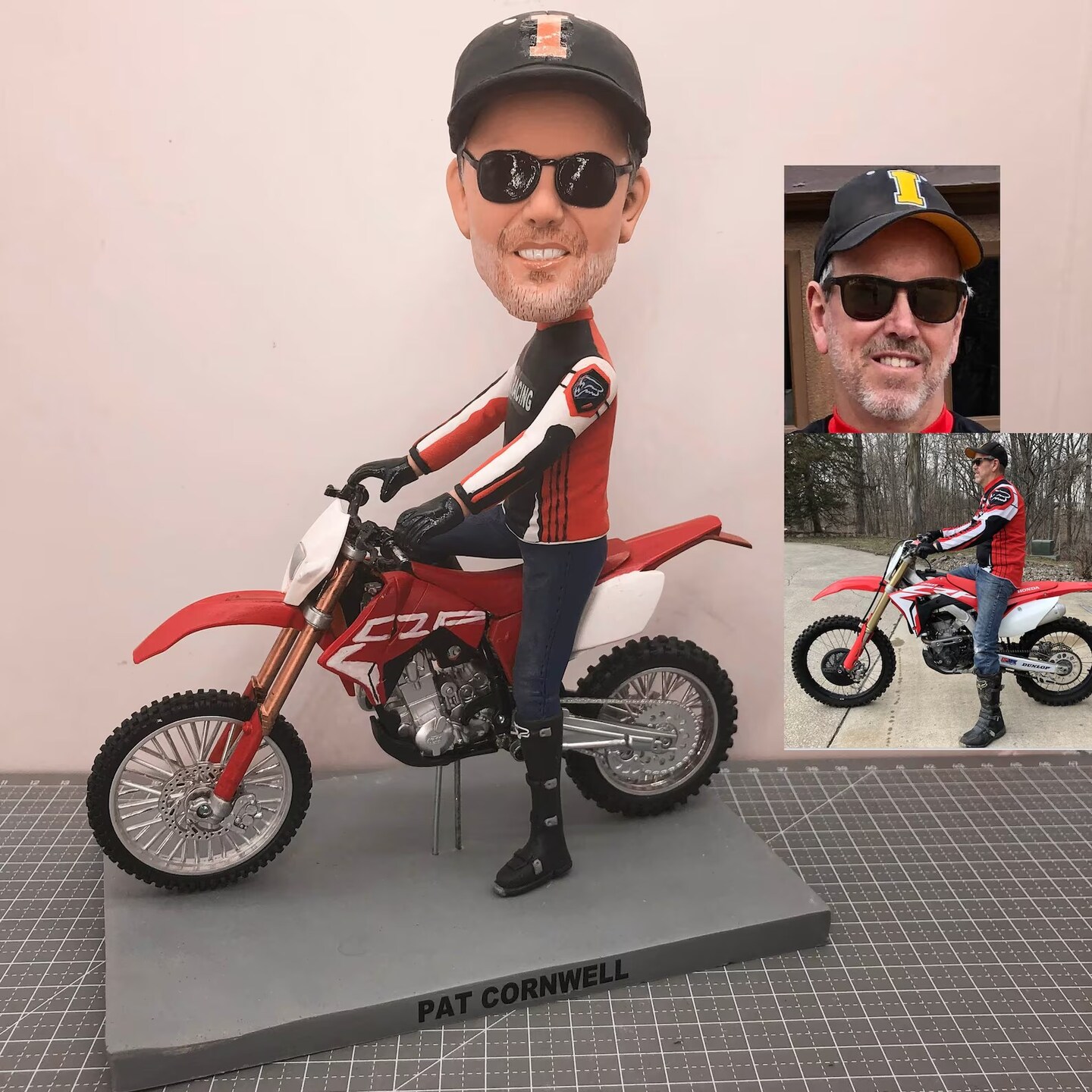 Custom Motorcycle Bobblehead, Custom Bobblehead On Motorcycles, Racing ...