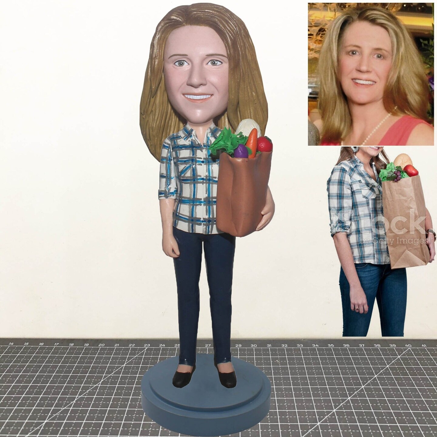 Personalized Bobbleheads Holding Vegetables, Create Your Own Doll That ...