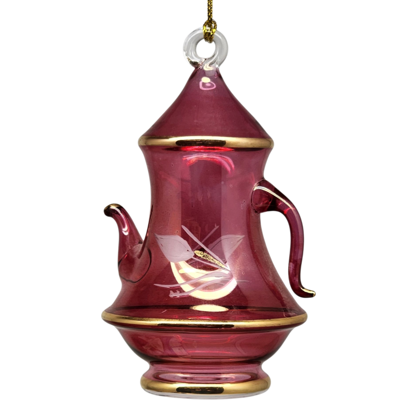 Gold Rimmed Teapot Solid - Red Small | Michaels