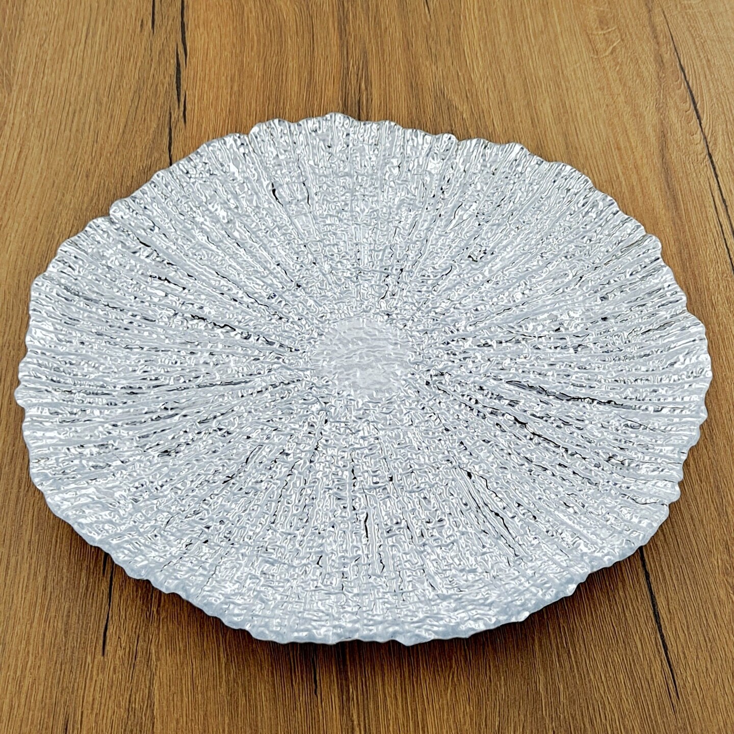 Edge Collections - Artisan Gilded Glass Plate for Elegant Dining, color ...