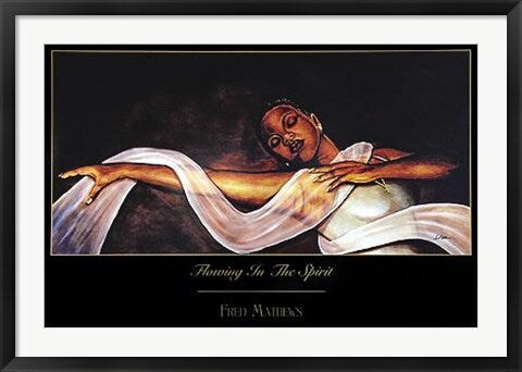 Framed Art Flowing in the Spirit by Fred Mathews 24 x 36 | Michaels