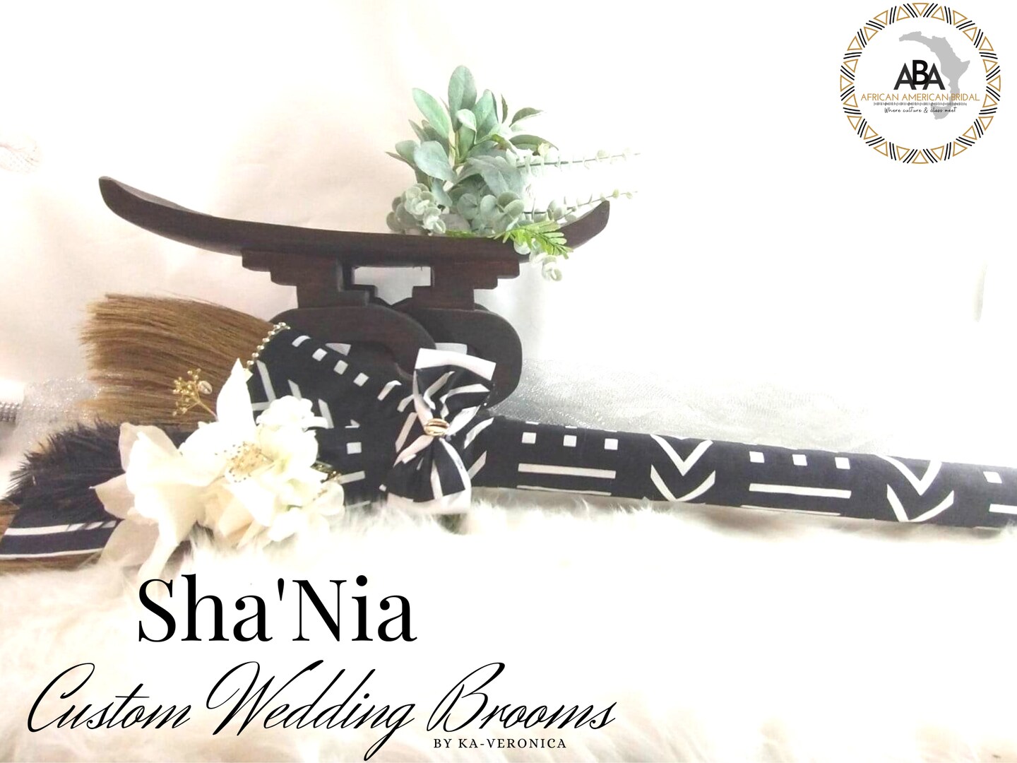 SHA'NIA 36" Wedding Broom | for jumping the broom ceremony | Several ...