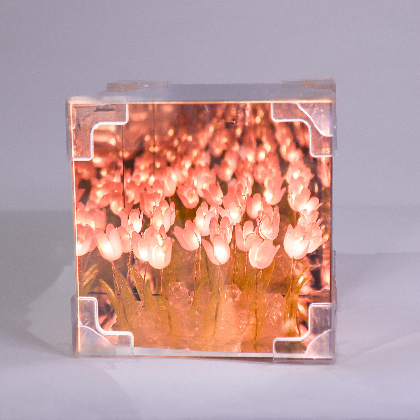 DIY Kit Tulip Mirror LED Night Light, Unique Handmade Gift for Her ...