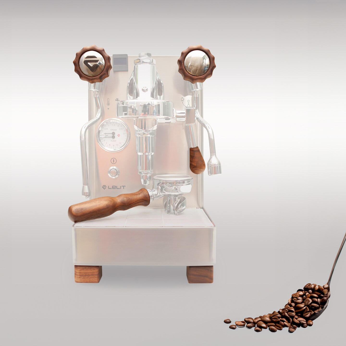 Walnut Wood Espresso Machine Upgrade Kit - Solid Wood Replacement Parts ...