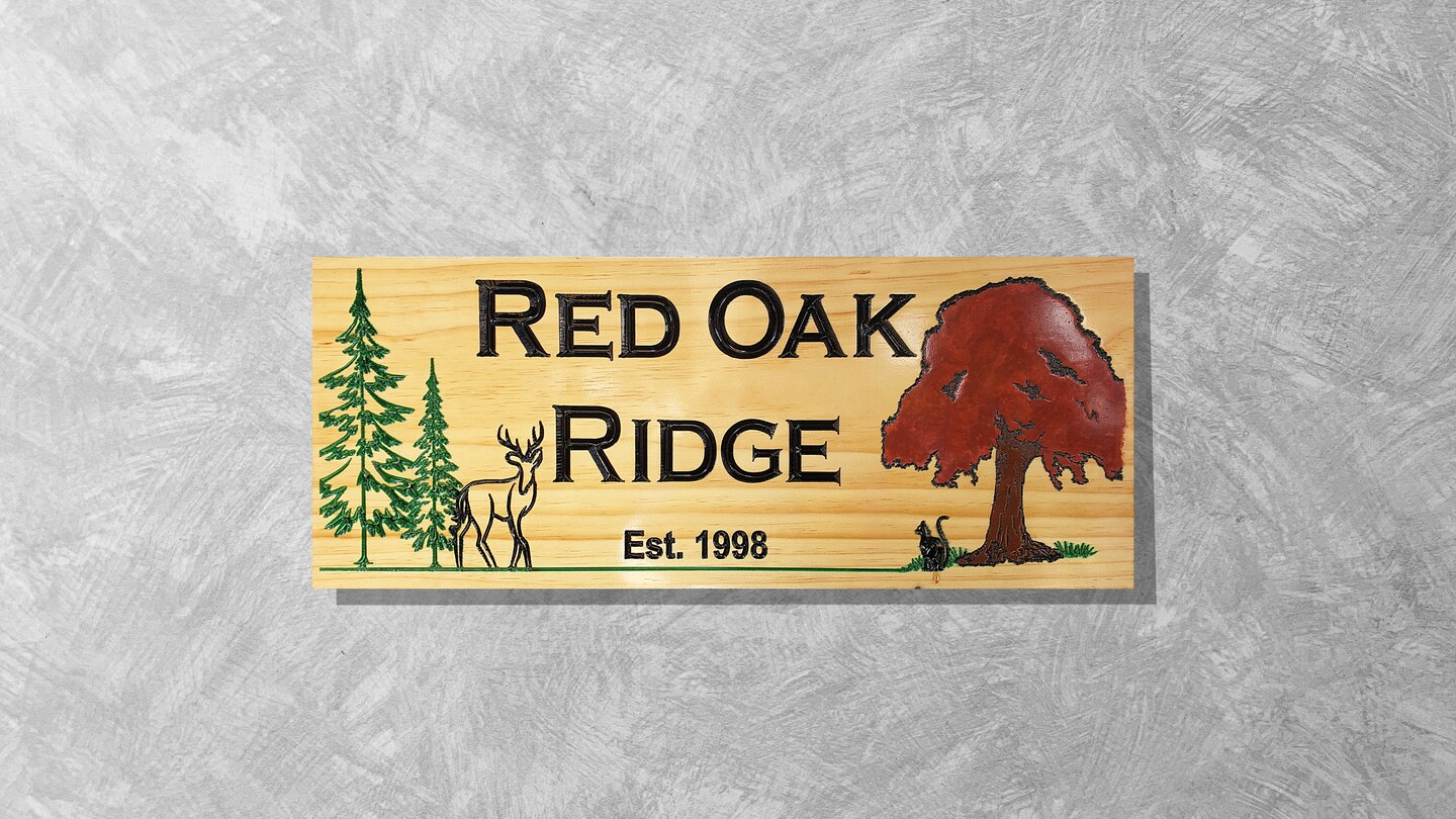 Custom Wood Signs | Stained Wood Sign with Your Personalized Quote ...