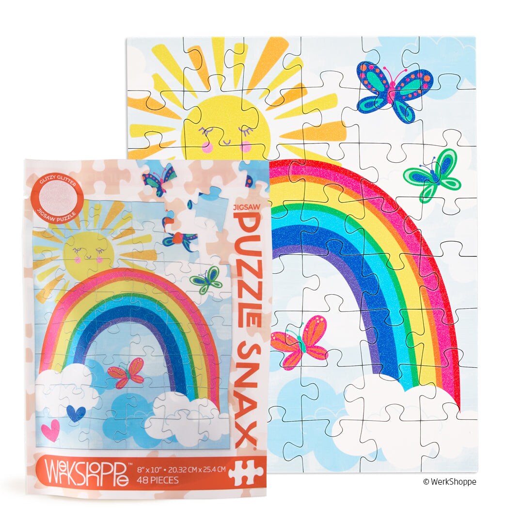 Sunny Rainbow 48 Piece Kids Puzzle Snax | Michaels
