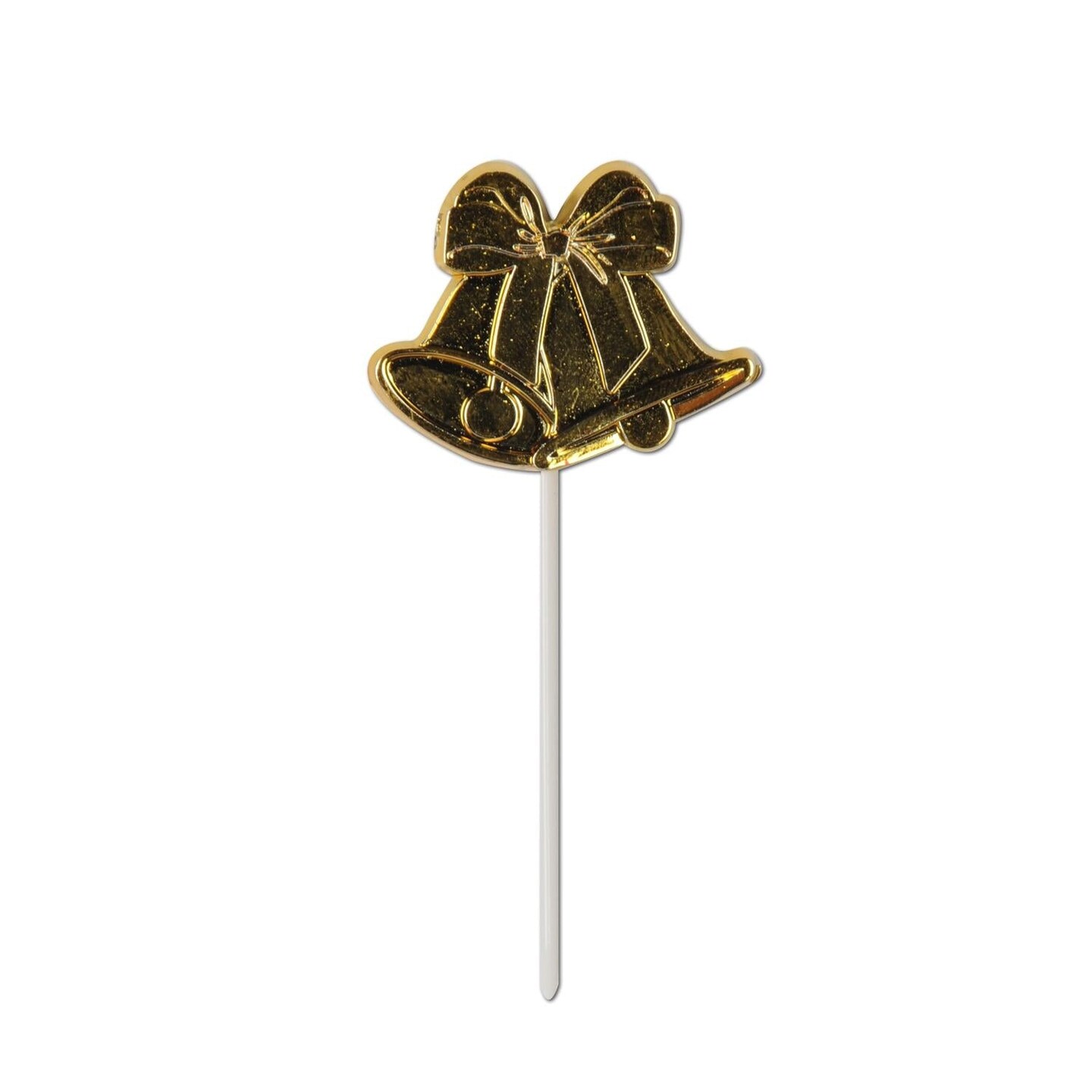 96 Pack Bulk Wedding Bell Picks Gold - molded plastic | Michaels