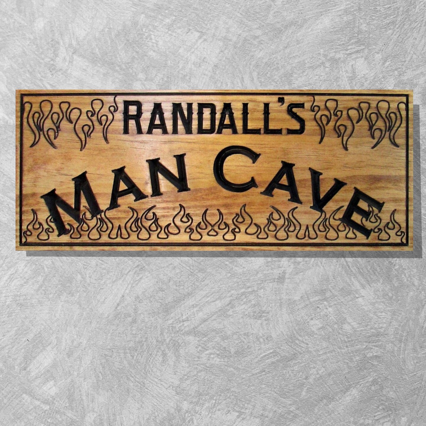 Personalized Wooden SIgns for a Man Cave, Custom Wooden Man Cave Signs ...