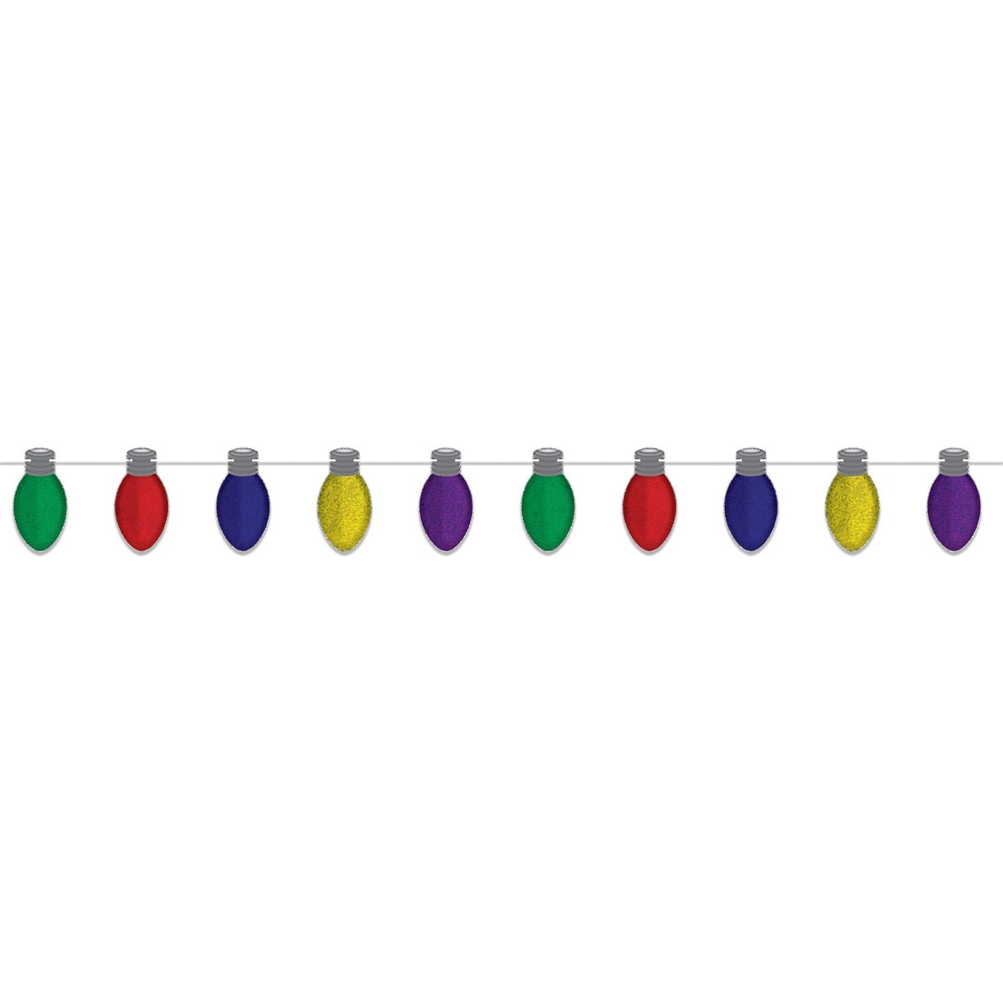 Beistle Bulk Christmas Light Bulb Streamer - 12 Pack | Michaels