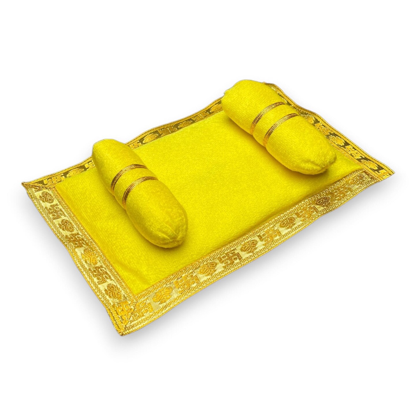 Laddu Gopal Velvet Asan Takiya Pillow Set for Lord Ganesha, Krishna ...