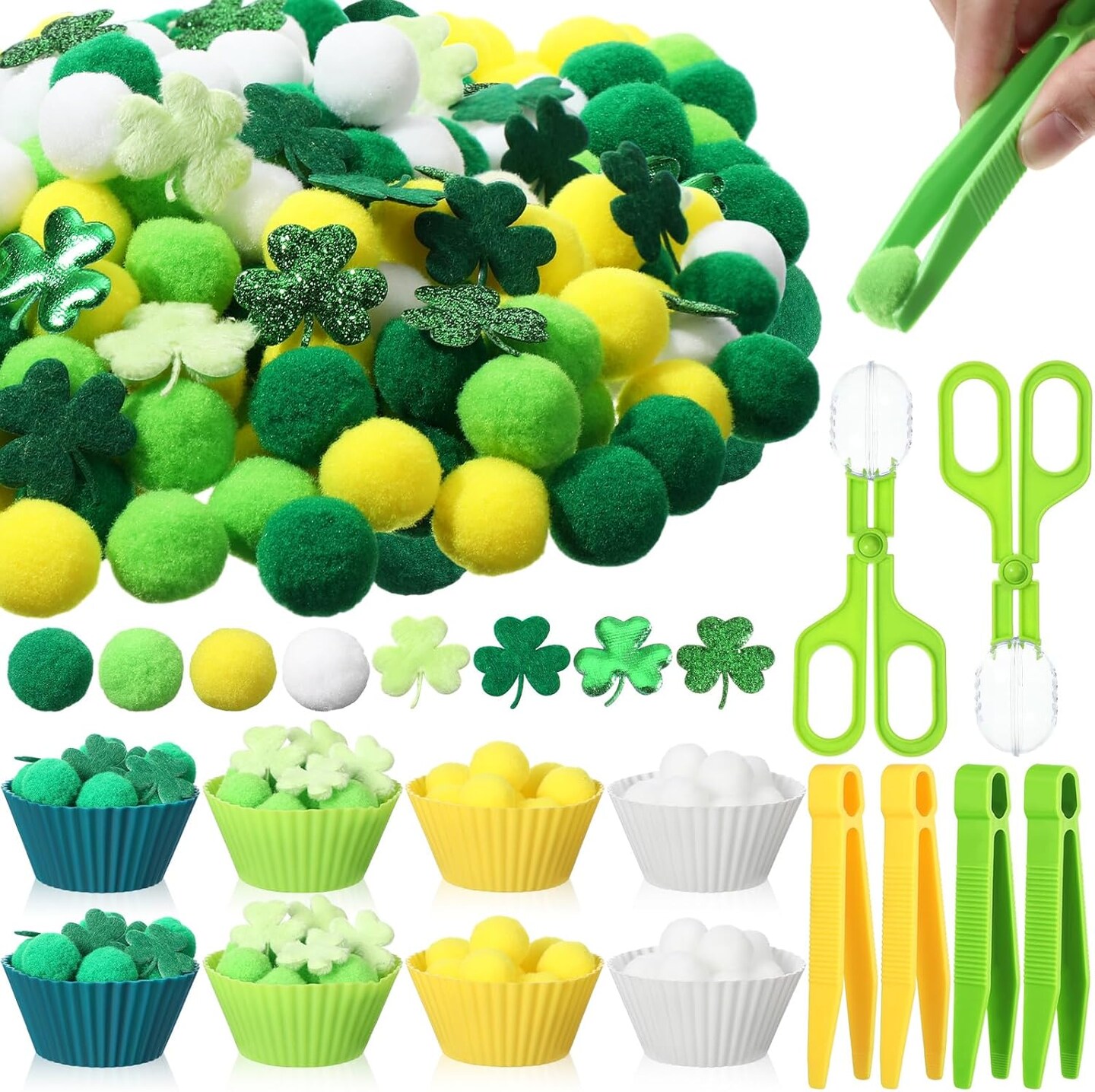 294 Pcs St. Patrick's Day Sorting Counting Fine Motor Skills Sensory ...