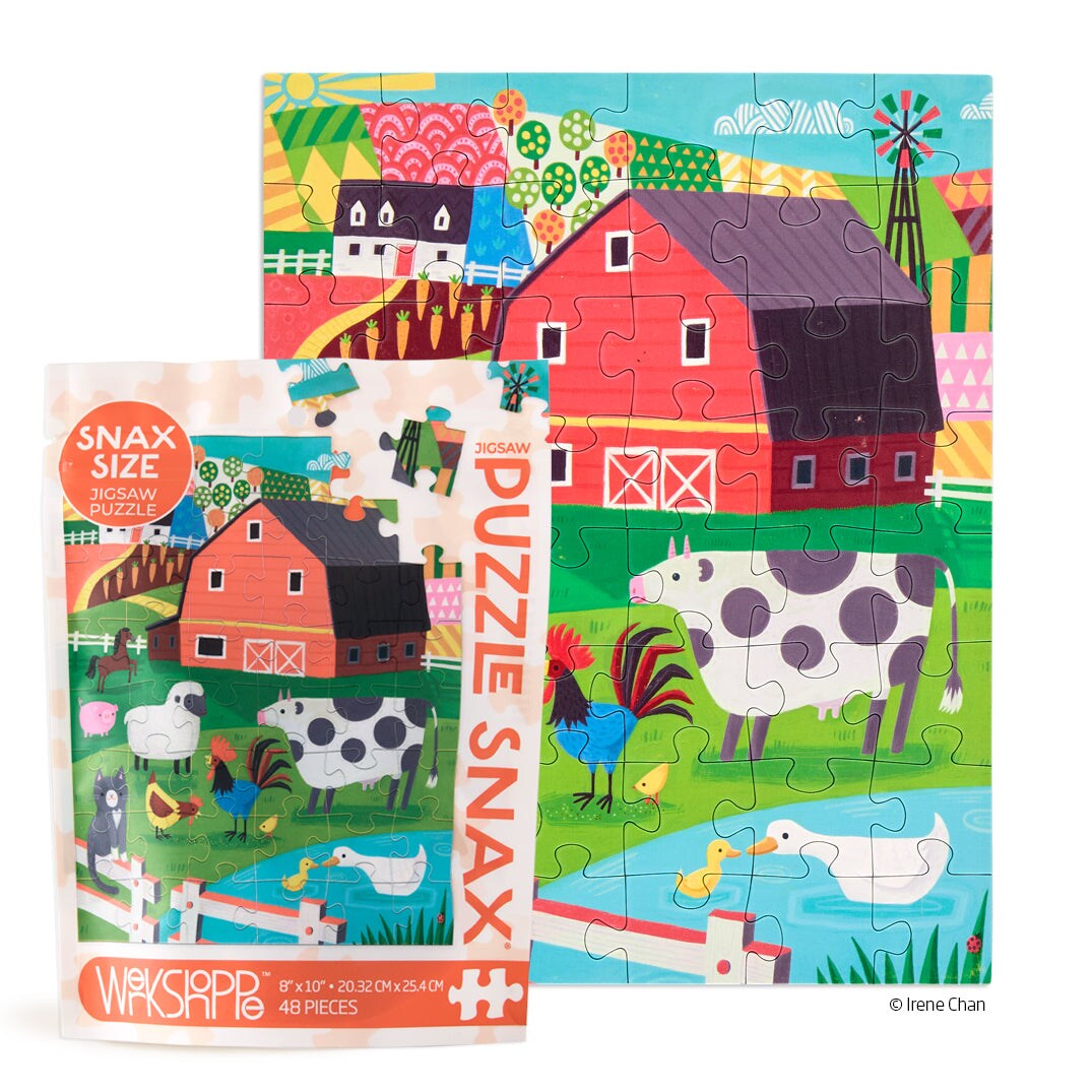 Farm Friends 48 Piece Kids Puzzle Snax | Michaels