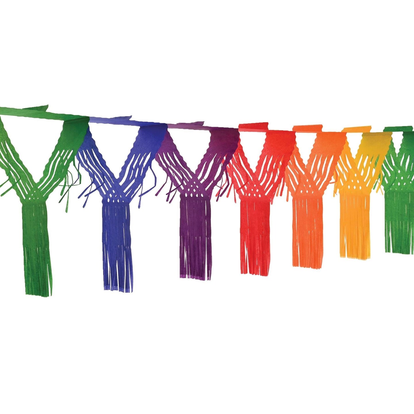 12 Pack Beistle Drop Party Fringe Garland - rainbow | Michaels