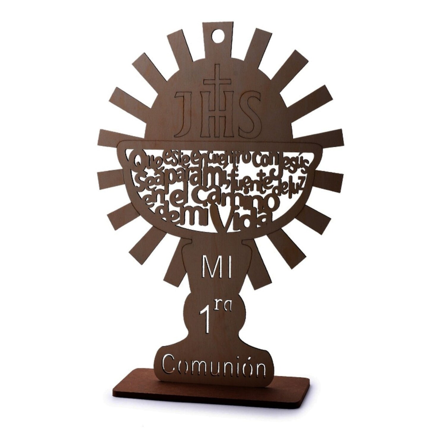 12pcs Wood Religious Centerpiece Cross JHS Chalice Communion | Michaels