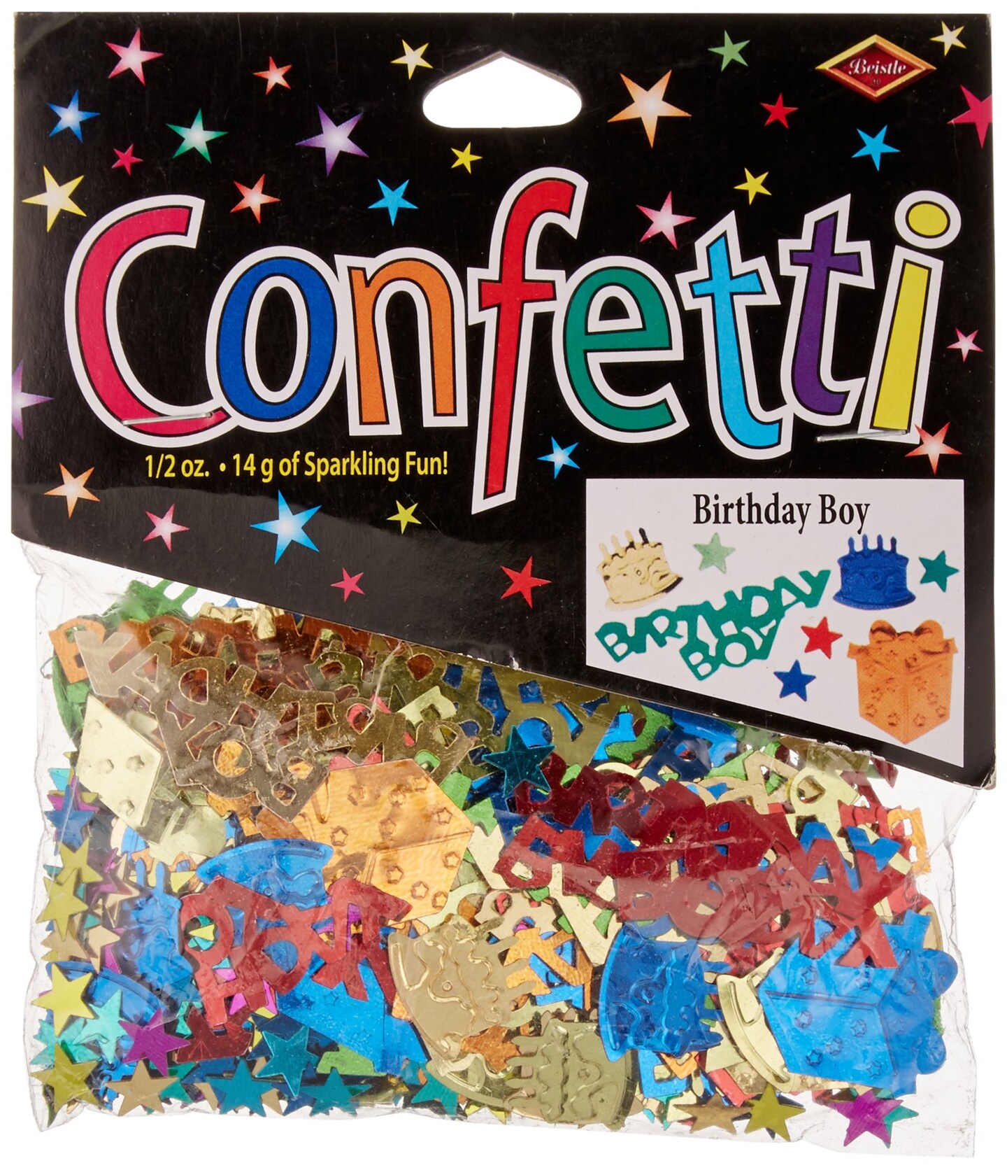 Vibrant Birthday Boy Confetti Pack - 6 Fun Designs for Memorable ...