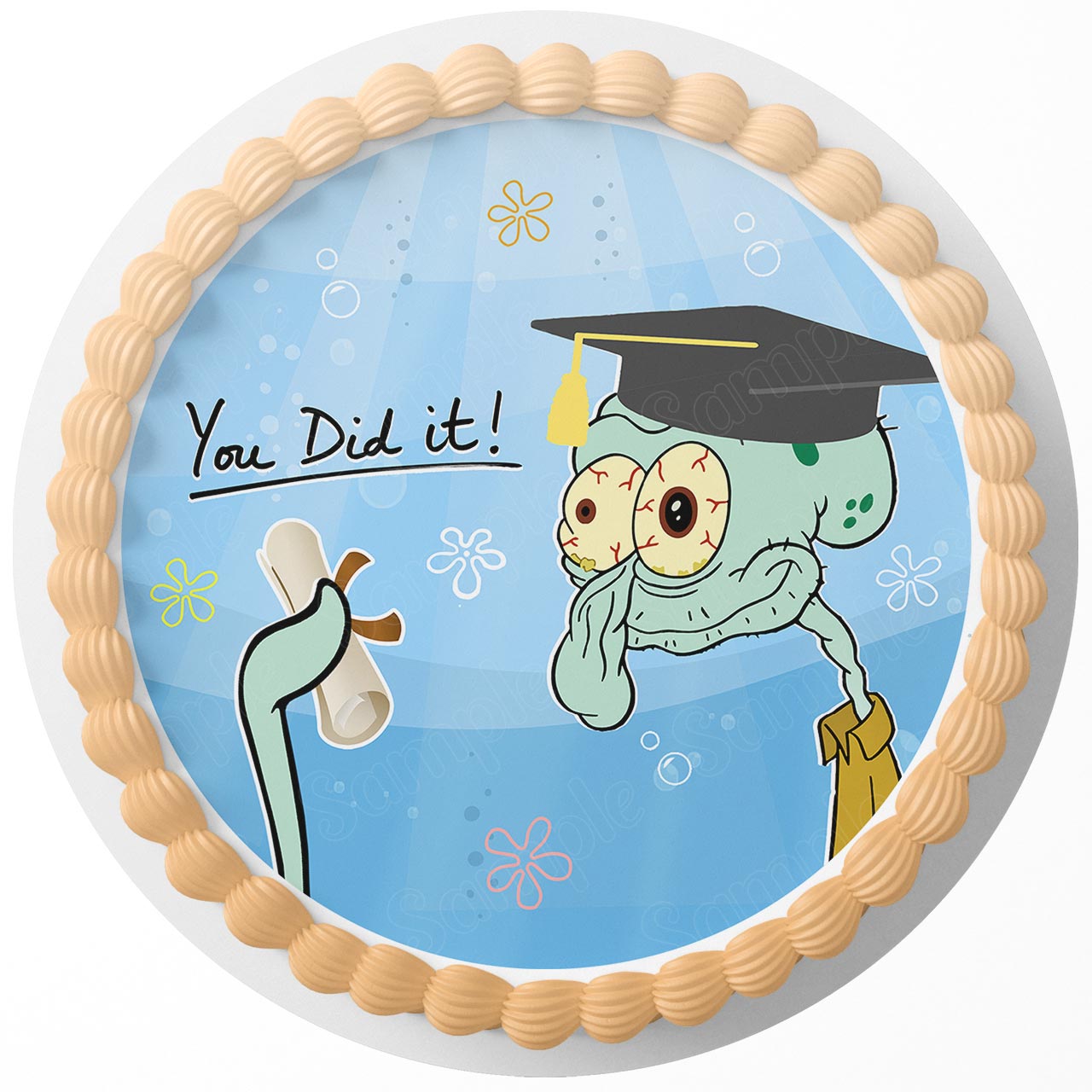 You Did It College Graduation Squidward Spongebob Meme One Eternity Later Gown Rolled Edible ...