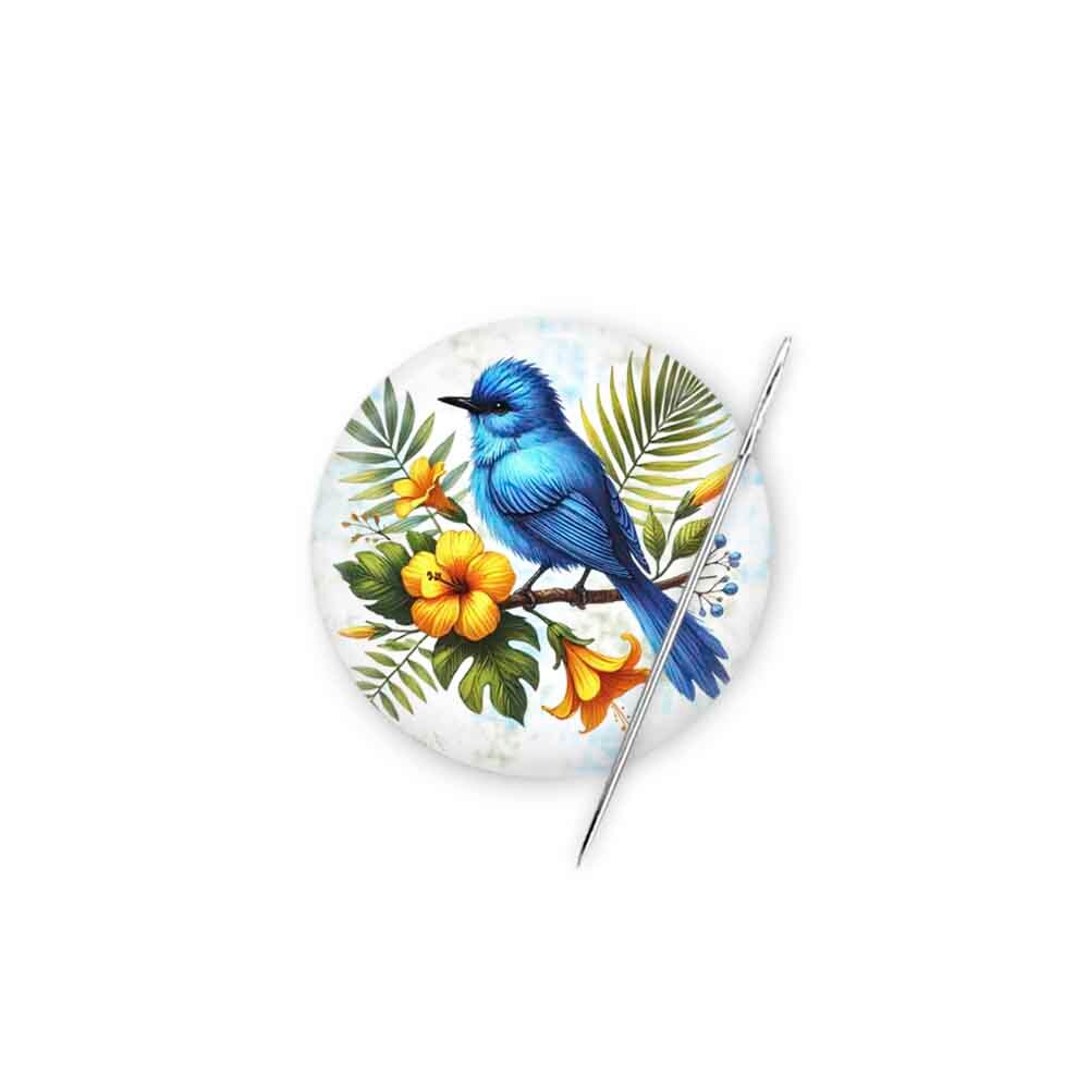 Tropical Bird Needle Minder, Cross Stitch Needle Nanny, Bird Needle ...