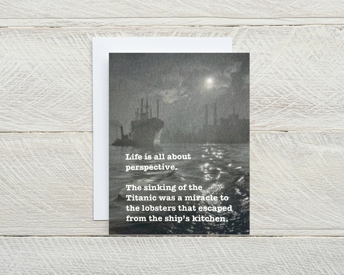 Vintageous Paper Goods: "Life is all about perspective" ... handmade ...
