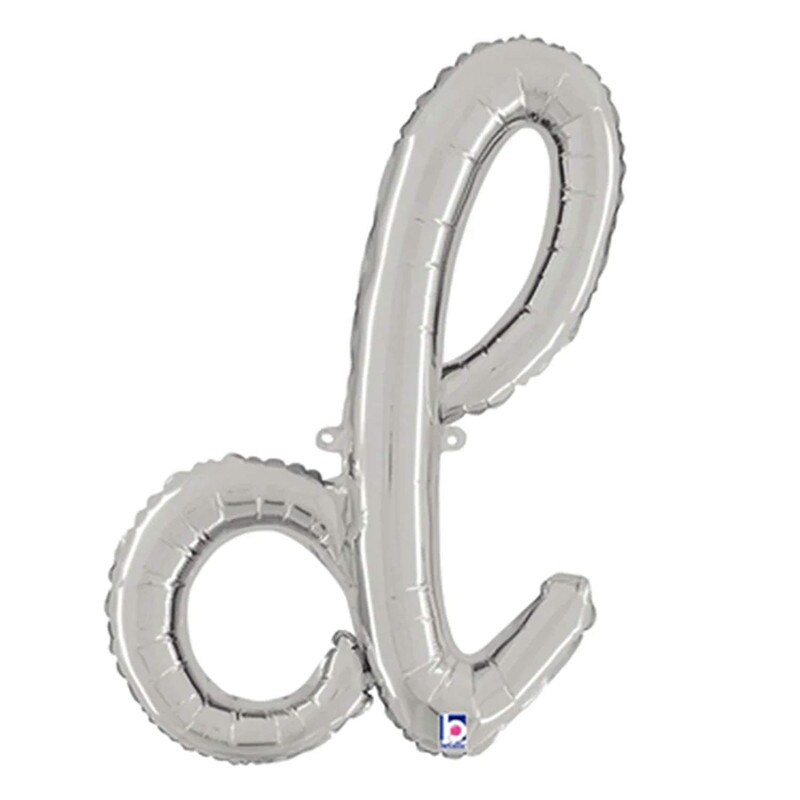 Betallic® 24 Inch Script Letter Silver Air Fill Only Balloon | Michaels