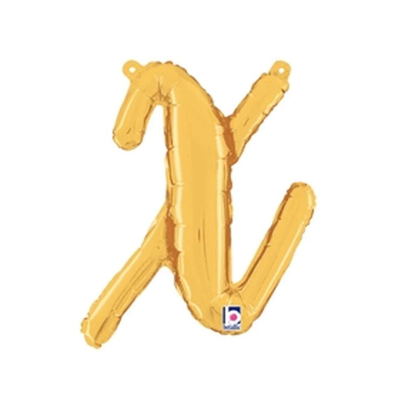 Betallic® 14 inch Script Letters Gold Air Fill Only | Michaels