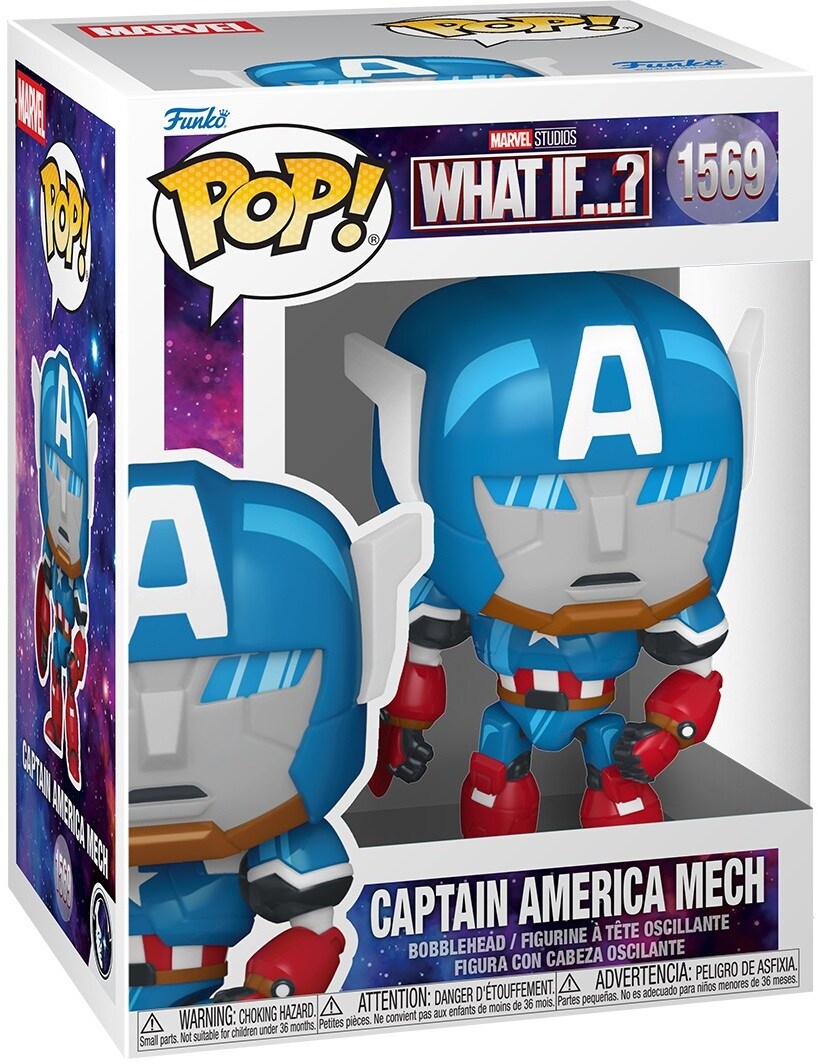 Funko POP! Marvel: What If - Captain America Mech [COLLECTIBLES] Vinyl ...