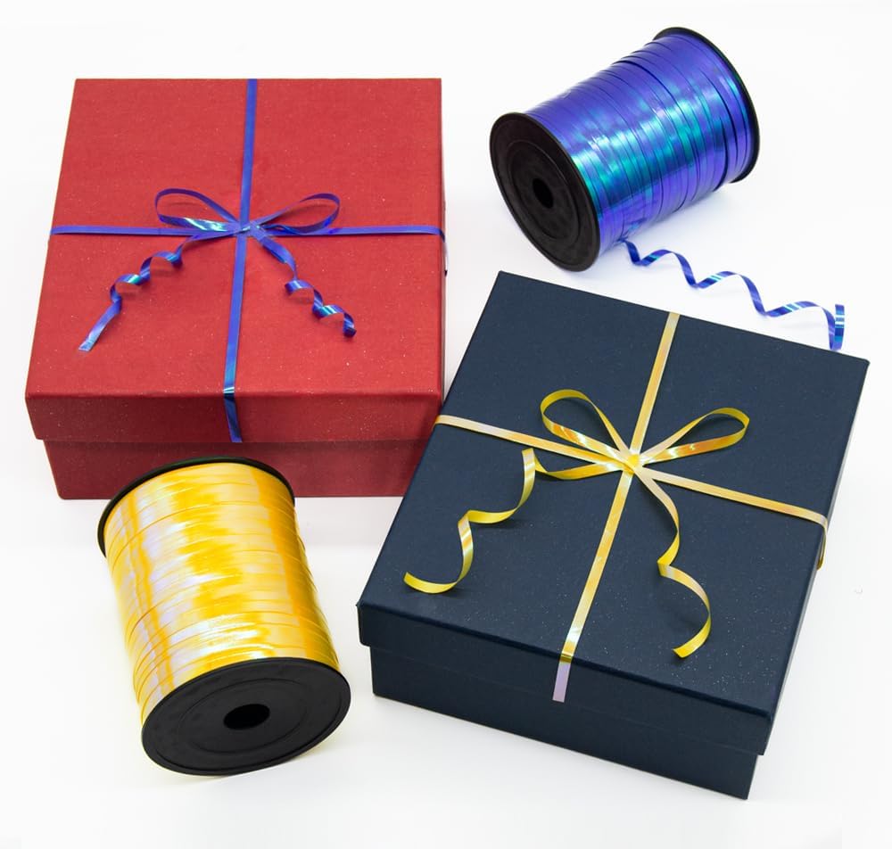 500 Yards Light Blue Gradient Curling Ribbon – 1/5" Balloon String for ...