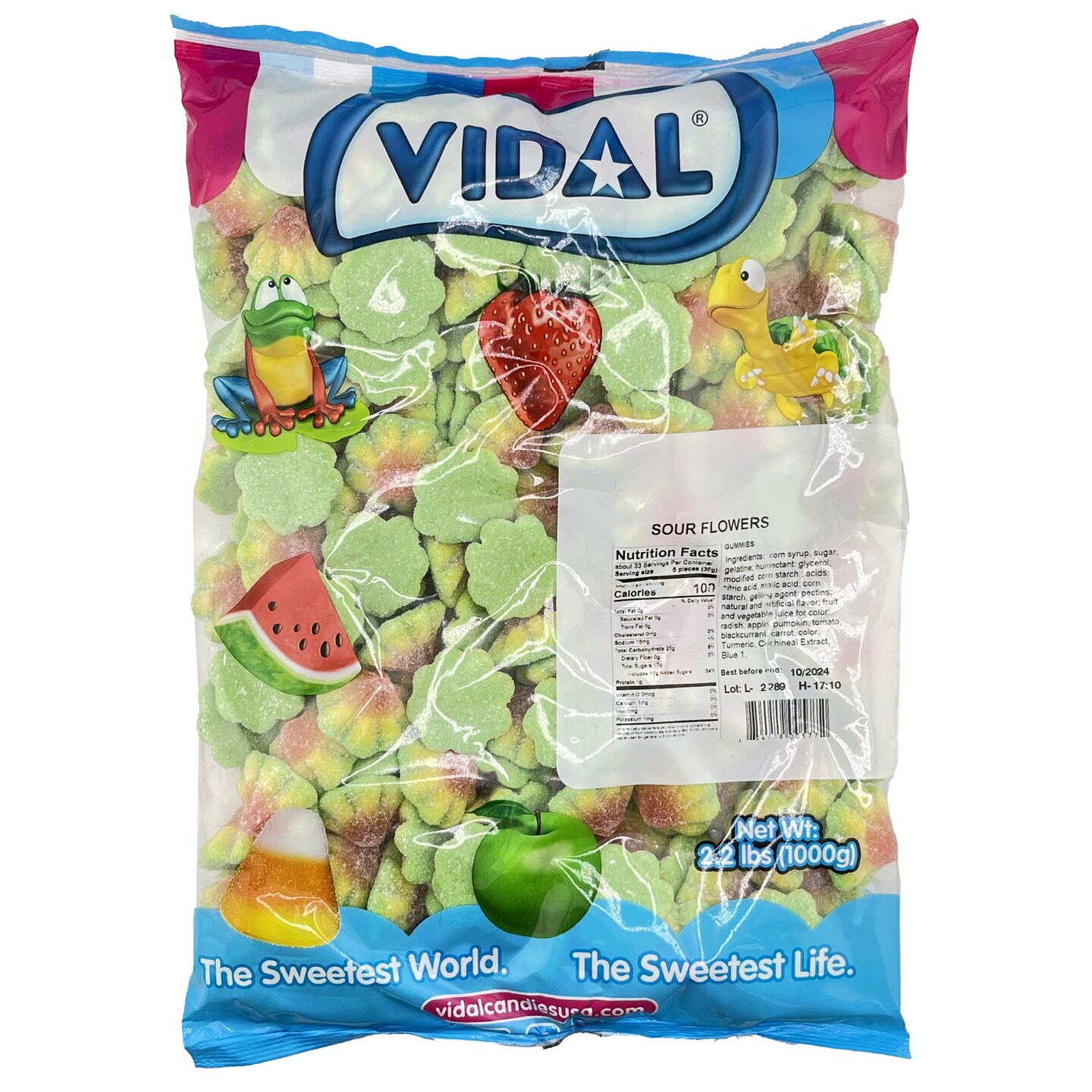 Vidal Gummi Sour Flower 2.2Lb | Michaels