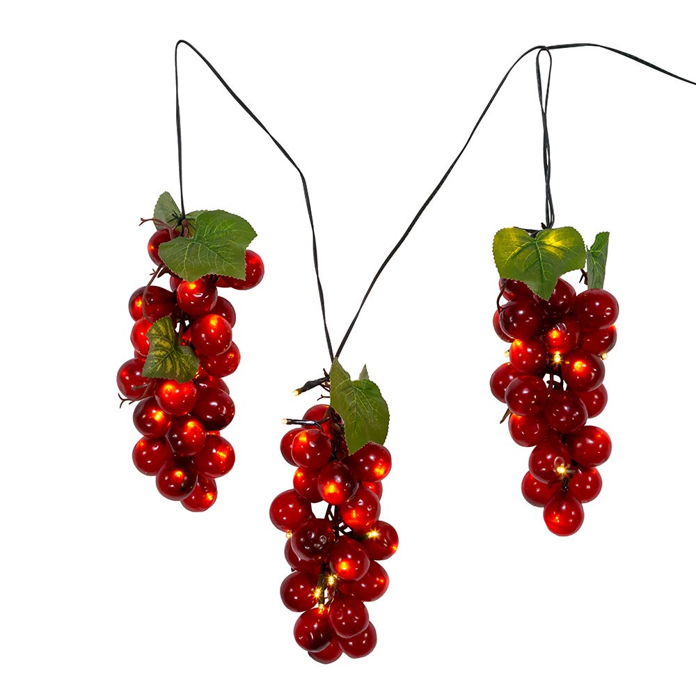 Kurt Adler 75-Light LED Large Purple Grape Light Set | Michaels